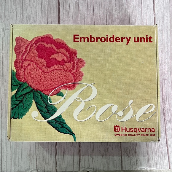 Husqvarna | Other | Husqvarna Viking Rose Sewing Machine Embroidery ...